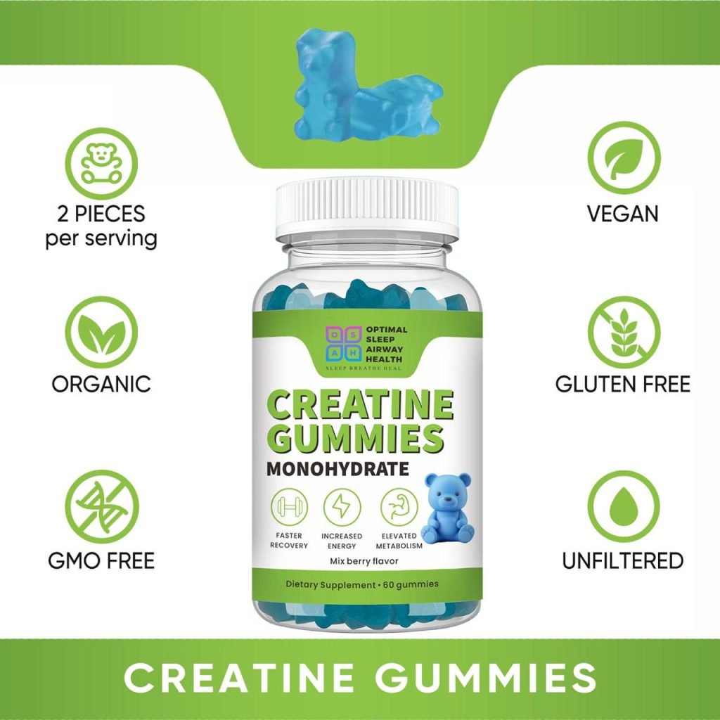 Creatine Gummies - Optimal Sleep Airway Health