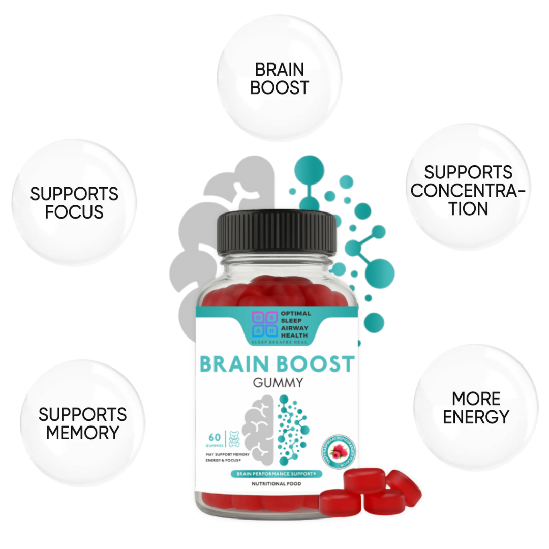 Brain Boost Gummies - Optimal Sleep Airway Health