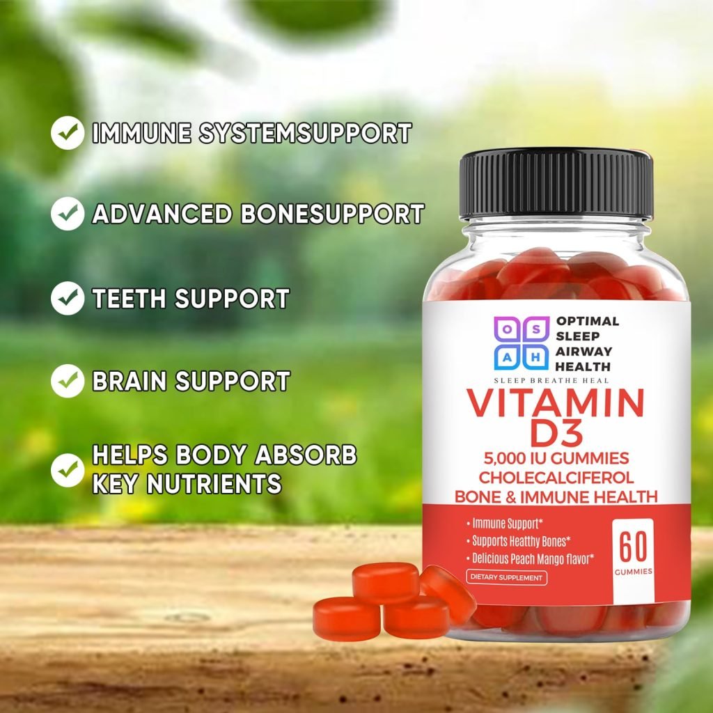 Vitamin D3 Gummies - Optimal Sleep Airway Health